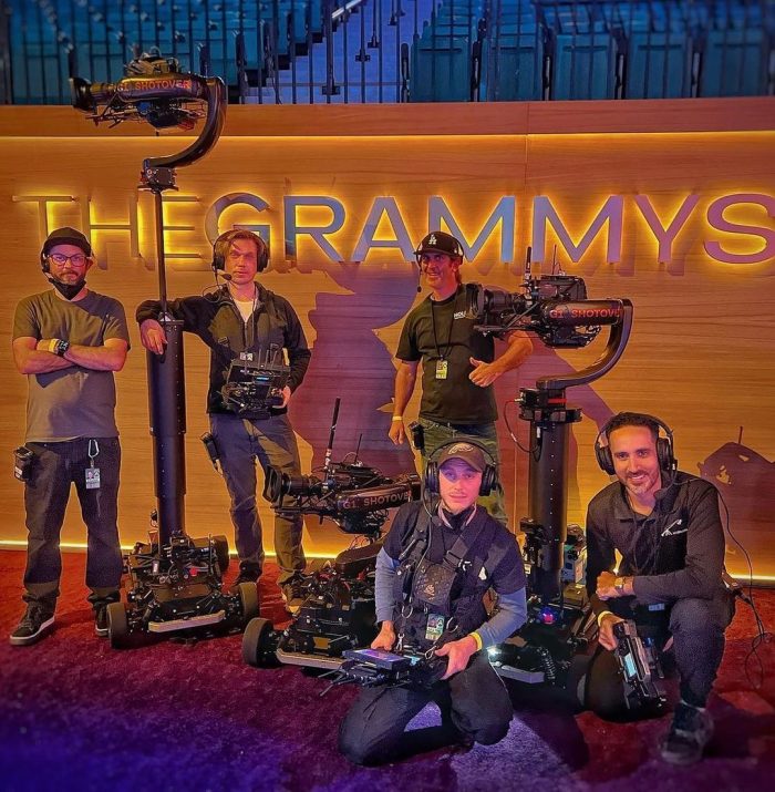 THE GRAMMYs AIR LIVE WITH THREE AGITO SPORT MODULAR DOLLY SYSTEMS ...